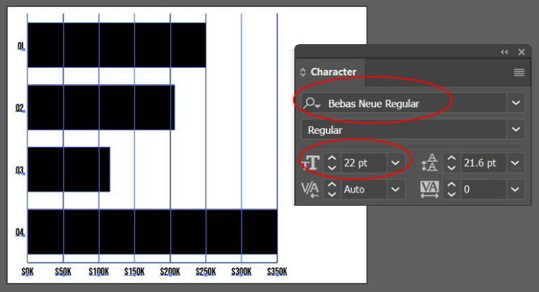 Create a Bar Graph in Illustrator | Nick Cassway's designBLOG
